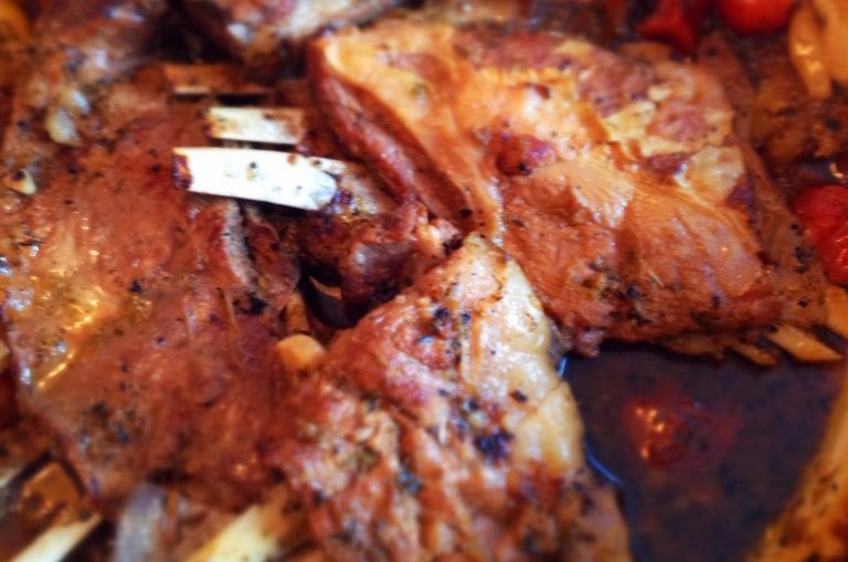 Mediterranean Lamb Spare Ribs - Simply Natural Gourmet Cookbook