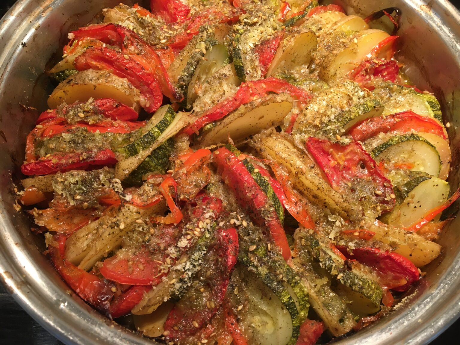 Summer Vegetable Tian - Simply Natural Gourmet Cookbook
