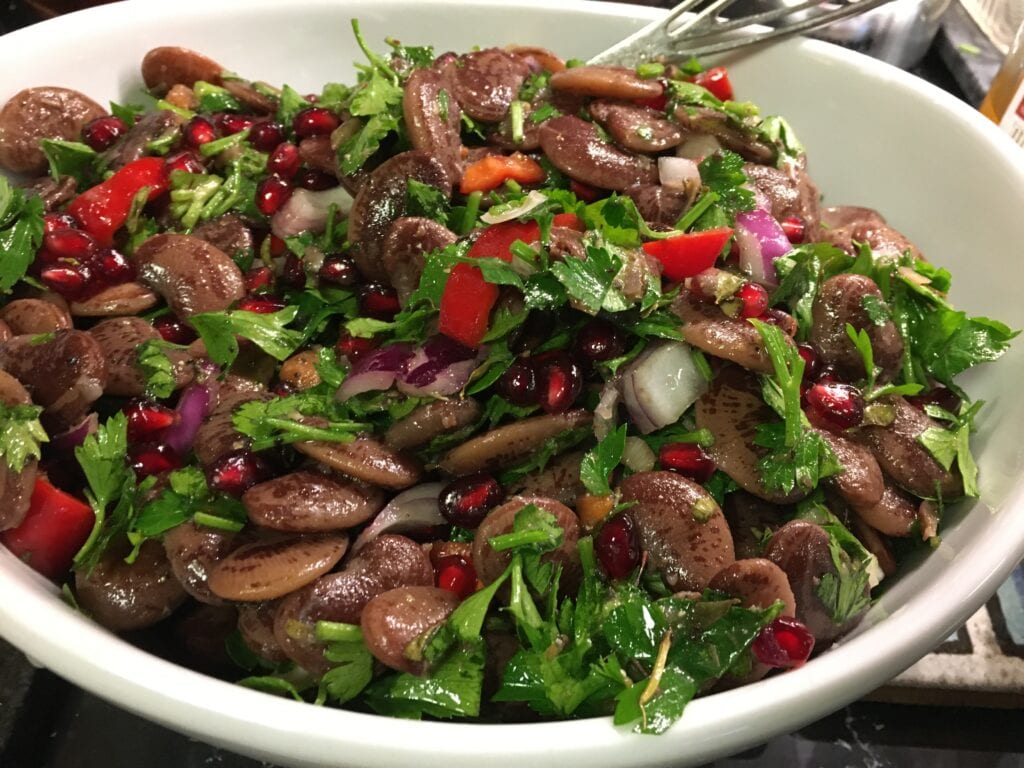 Christmas Lima Bean Salad - Simply Natural Gourmet Cookbook