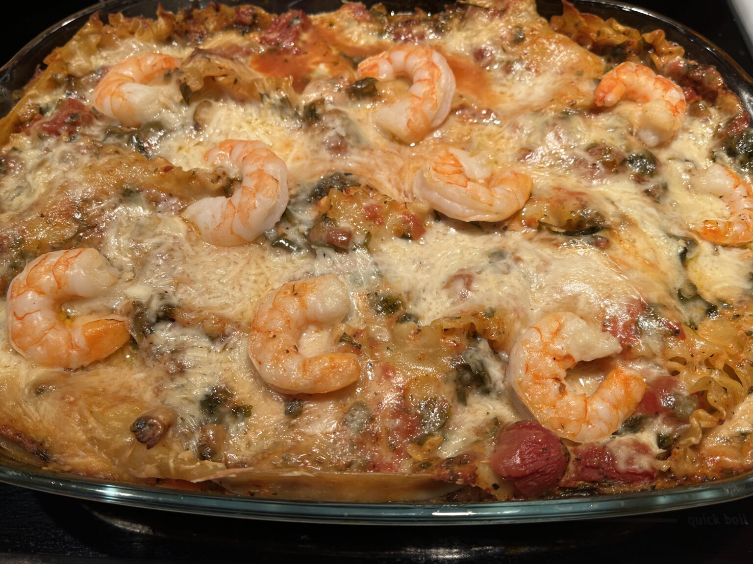 Seafood Lasagna Florentine - Simply Natural Gourmet Cookbook
