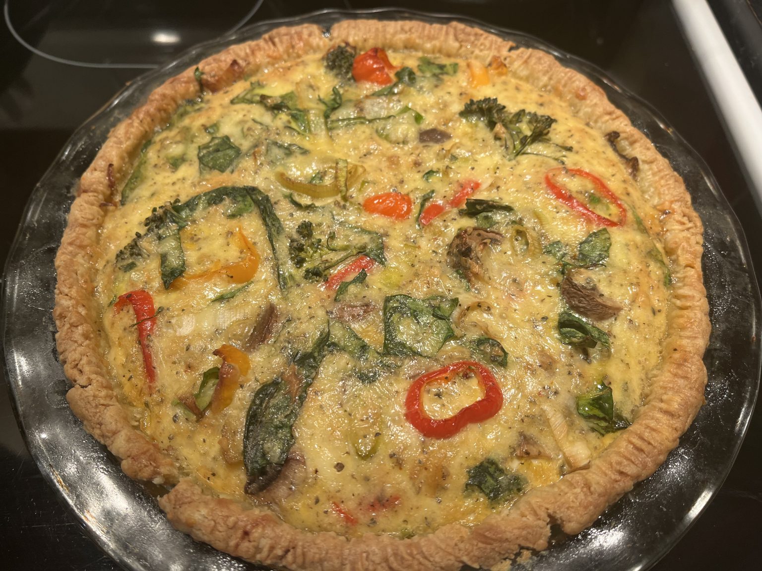 Classic Vegetable Quiche - Simply Natural Gourmet Cookbook