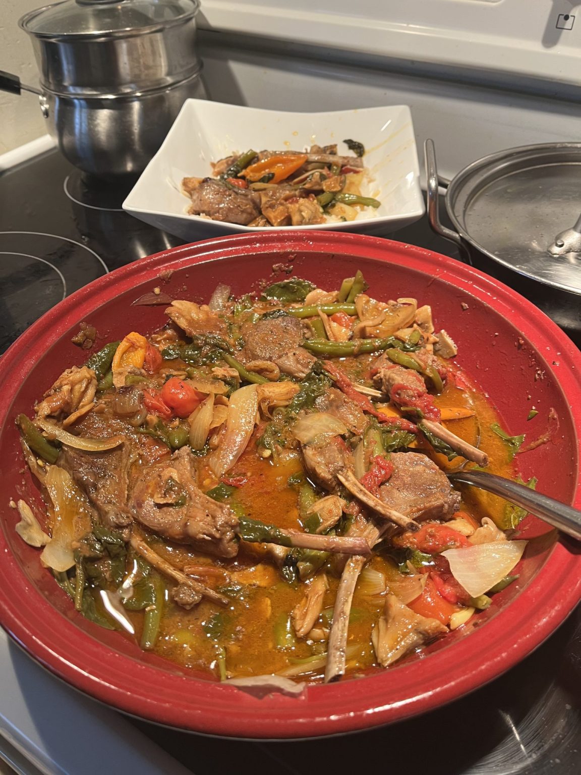Lamb Chops with Korma Sauce and Vegetables - Simply Natural Gourmet ...