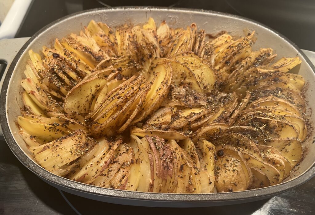 Simple Potato Onion Tian - Simply Natural Gourmet Cookbook